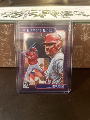 2021 Donruss Optic Mike Trout Pink Parallel Prizm Diamond Kings #14 | eBay