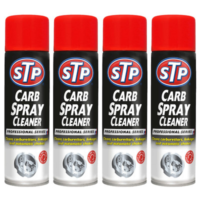 4 x STP Carb Cleaner Spray Carburettor Choke Spray Cleaner Professional ...