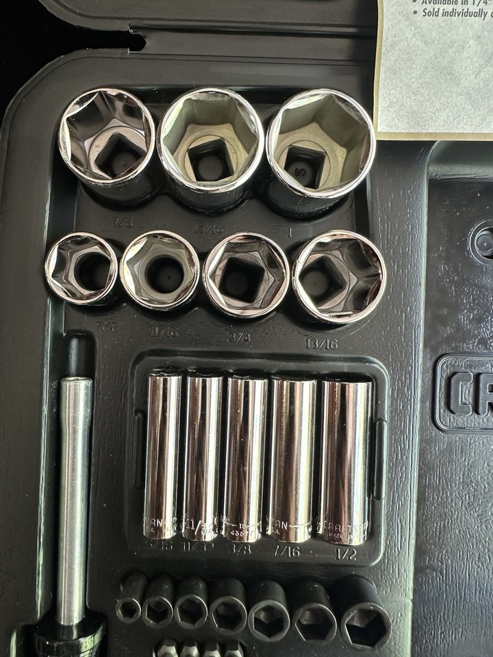 NOS 🔥 Sears Craftsman 76pc Mechanic Tool Set 33576 Made In USA 🇺🇸 READ ...