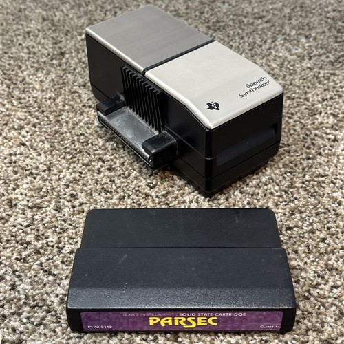 Vintage TI-99/4A Speech Synthesizer Parsec Game PHP1500 Texas ...