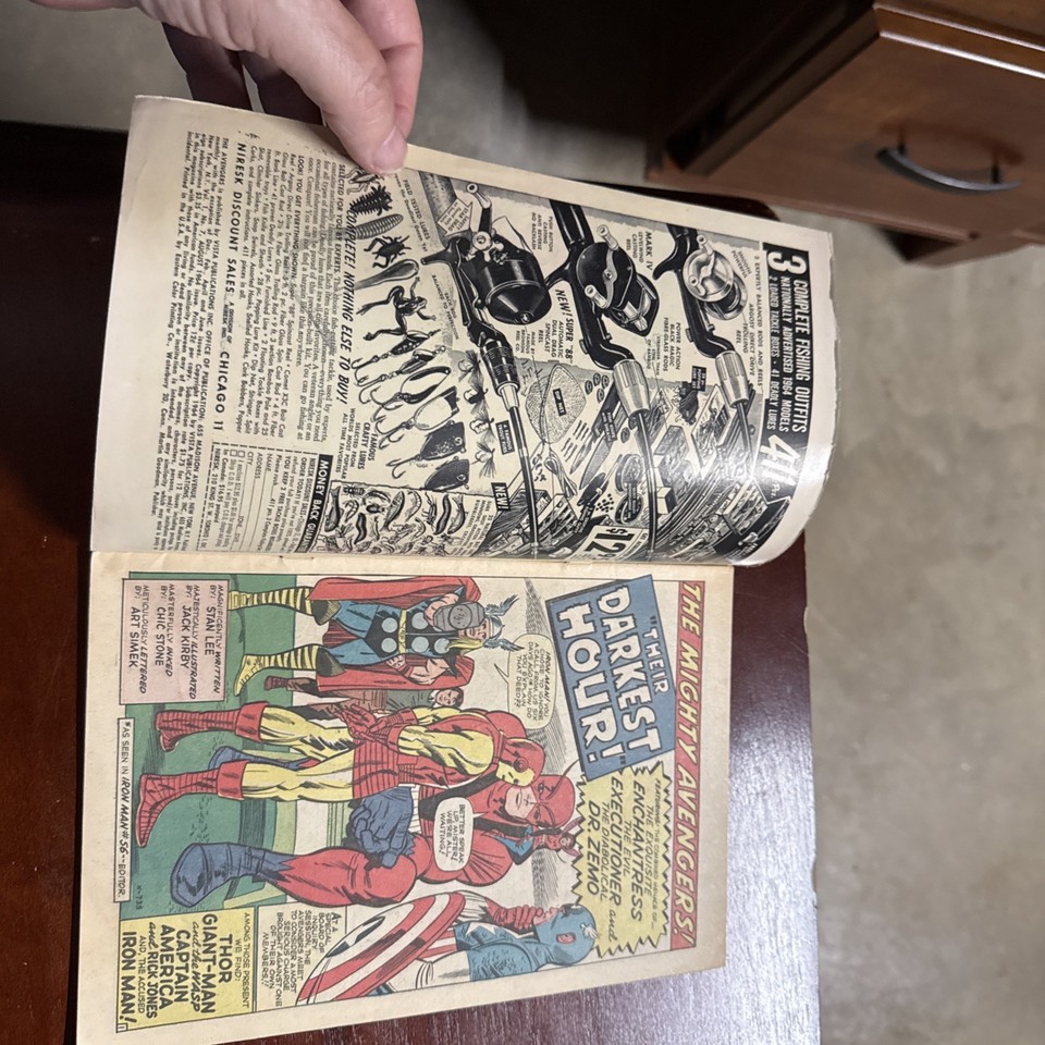 Avengers 7 Jack Kirby art 1964 Sliver age | eBay