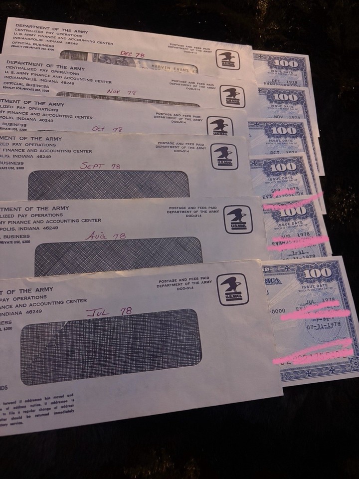 US SAVING BOND VALLEY FORGE $100.00 Jan-Dec, 1978 SERIES E RED SEAL 12 ...