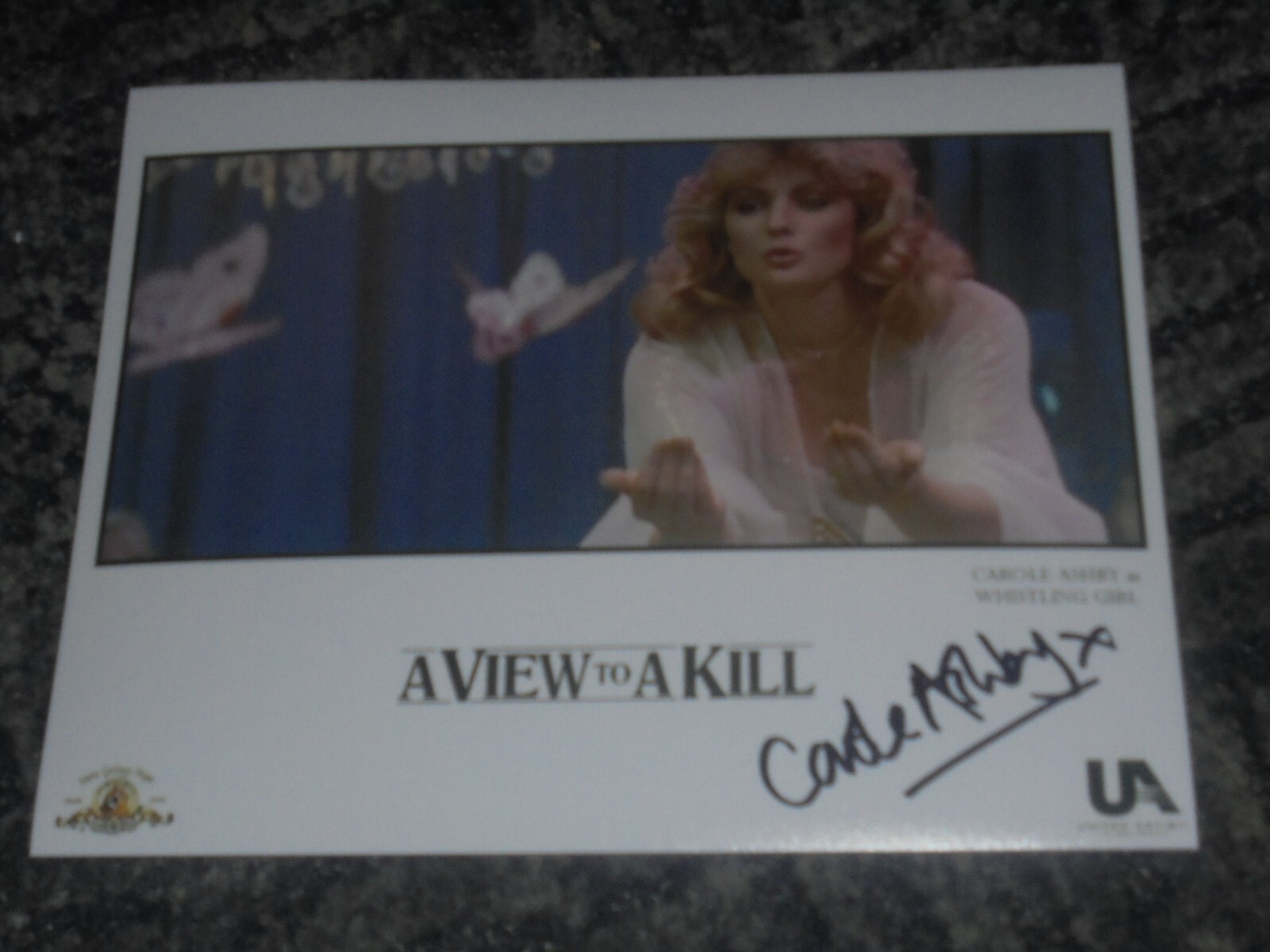 CAROLE ASHBY -JAMES BOND -OCTOPUSSY- 10x8 PHOTO SIGNED - (18) | eBay