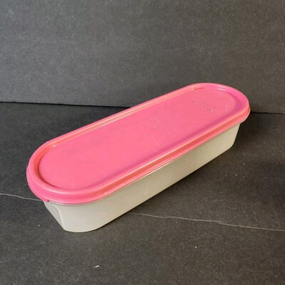 Tupperware Modular Mates Super Oval 1 Storage Container PINK Seal | eBay