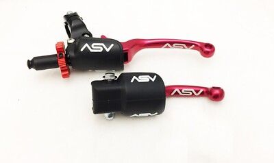 ASV F3 Front Brake Pro Pack Clutch Perch Levers Red Hot Start YZ450F ...