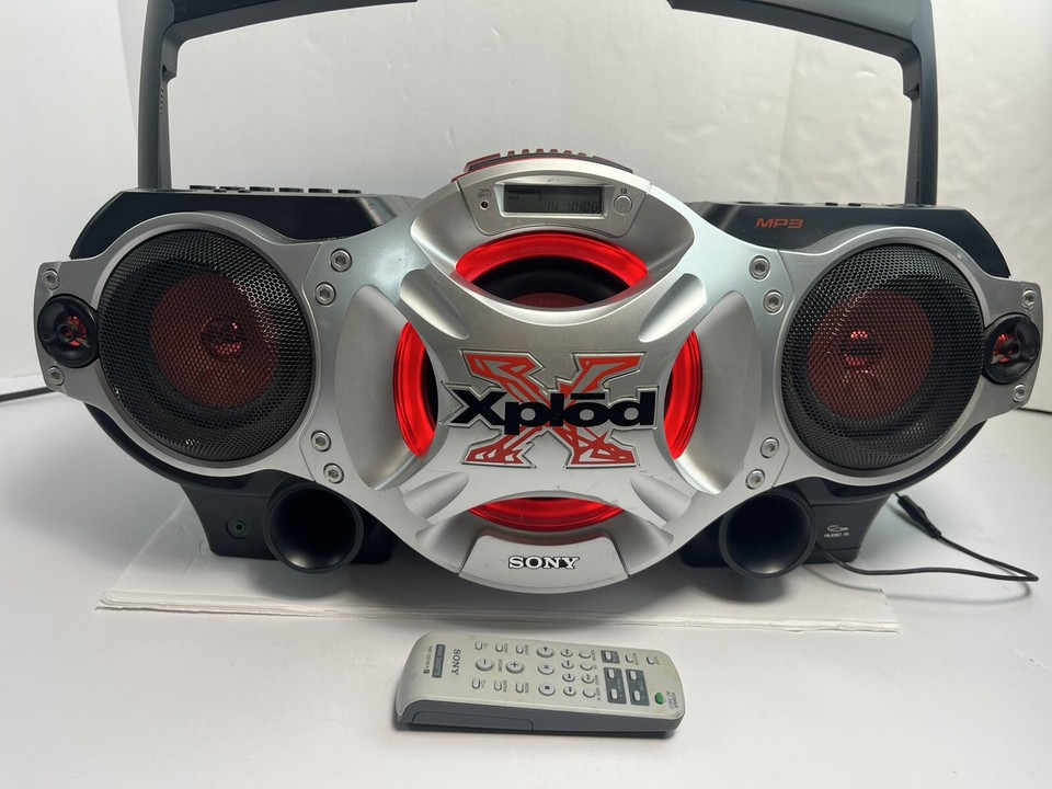 Sony Xplod Portable Boombox Radio Casette CD and MP3 CFD-G700CP w ...