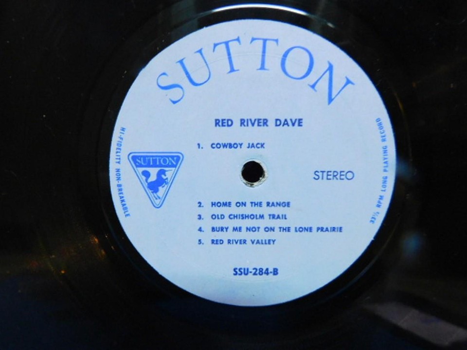 Red River Dave LP w/ Esmereldy & Dick Thomas Record VG Cover VG | eBay