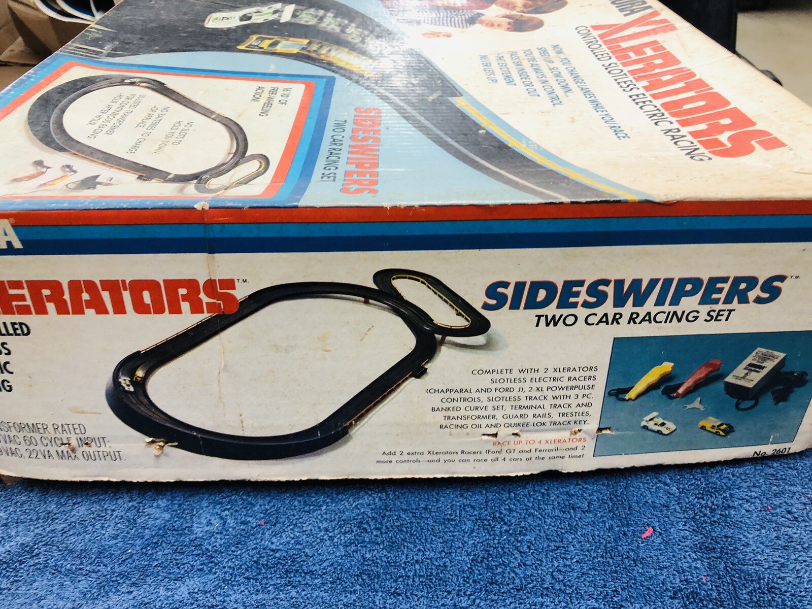 Vintage Aurora Xlerators Controlled Slotless Electric Race Set. | eBay