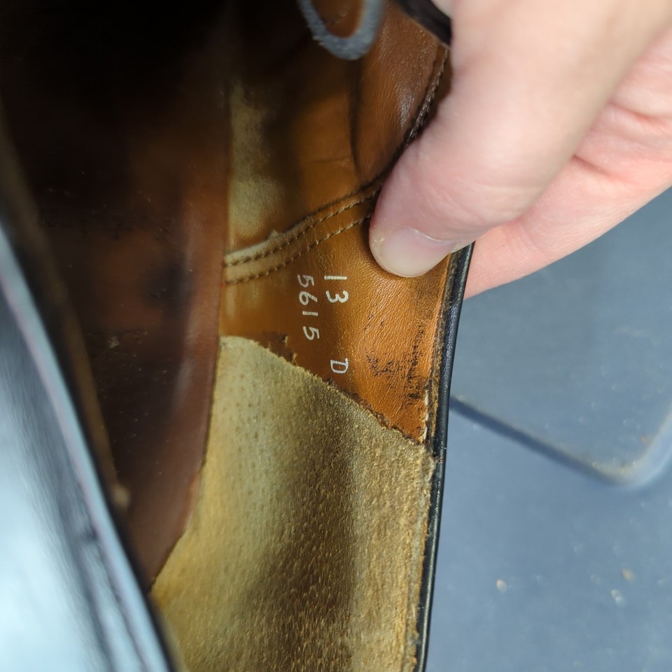 Allen Edmonds Park Avenue Oxford Cap Toe Dress Shoes Black Leather Mens ...