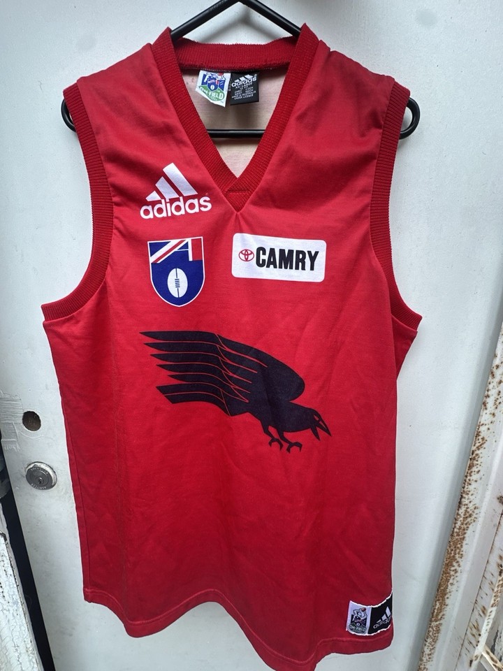 adelaide crows guernsey Match Worn Player Issue AFL Jumper Jersey MODRA ...