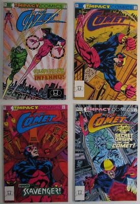 1991 The Comet Lot of 4 #5, 9, 11, 14 Impact Comics NM 1st Print Comic ...