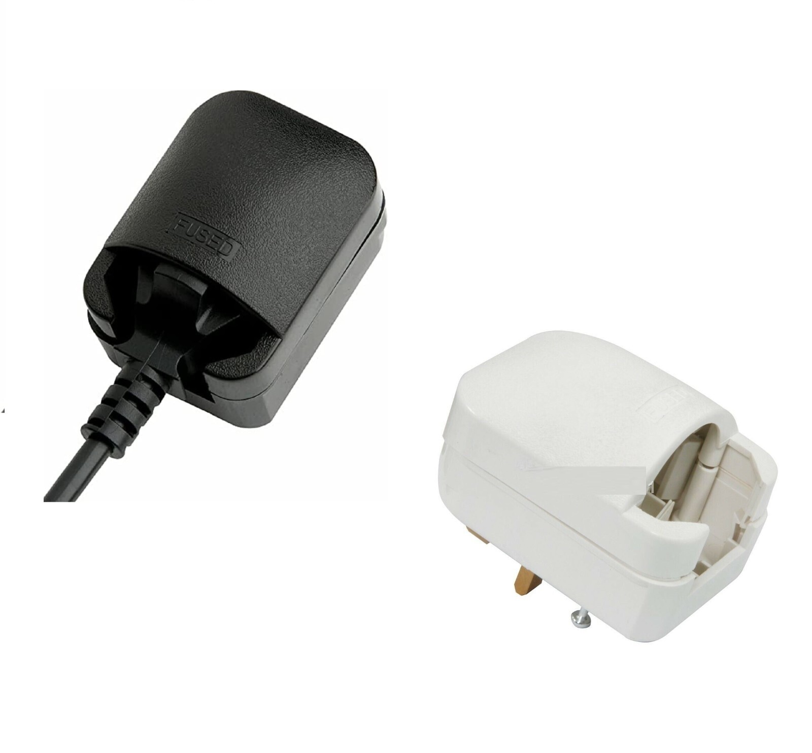 SCHUKO EURO TO UK MAINS POWER 3 PIN FUSED PLUG ADAPTOR CONVERTER-SCP3 ...