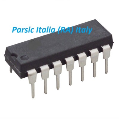 HEF4011BP HEF 4011 4011 IC QUAD 2-INPUT NAND GATE PDIP-14 ( = 10 PEZZI ...