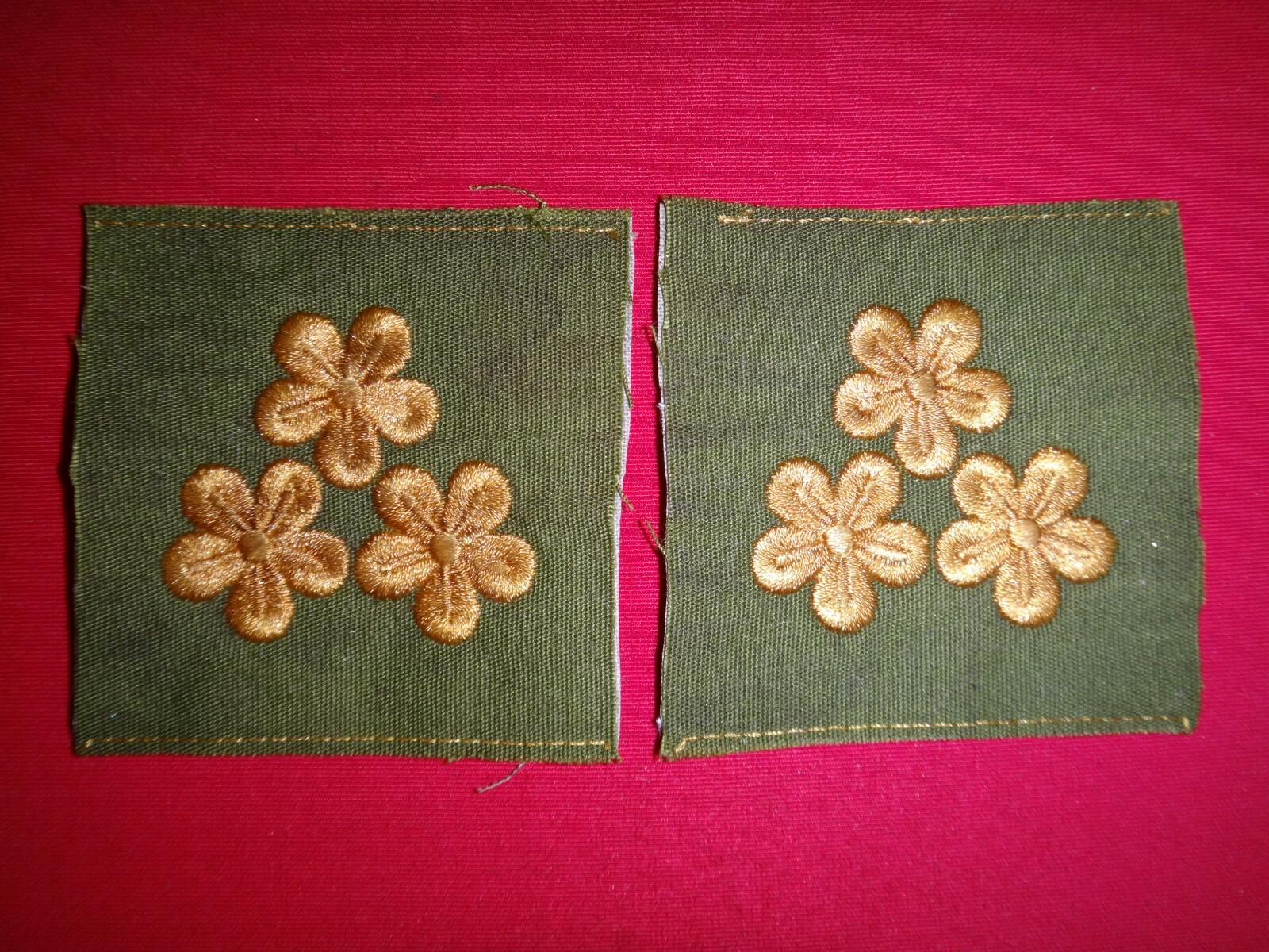 Vietnam War Pair Of ARVN Army CAPTAIN Rank "DAI UY" Patches | eBay