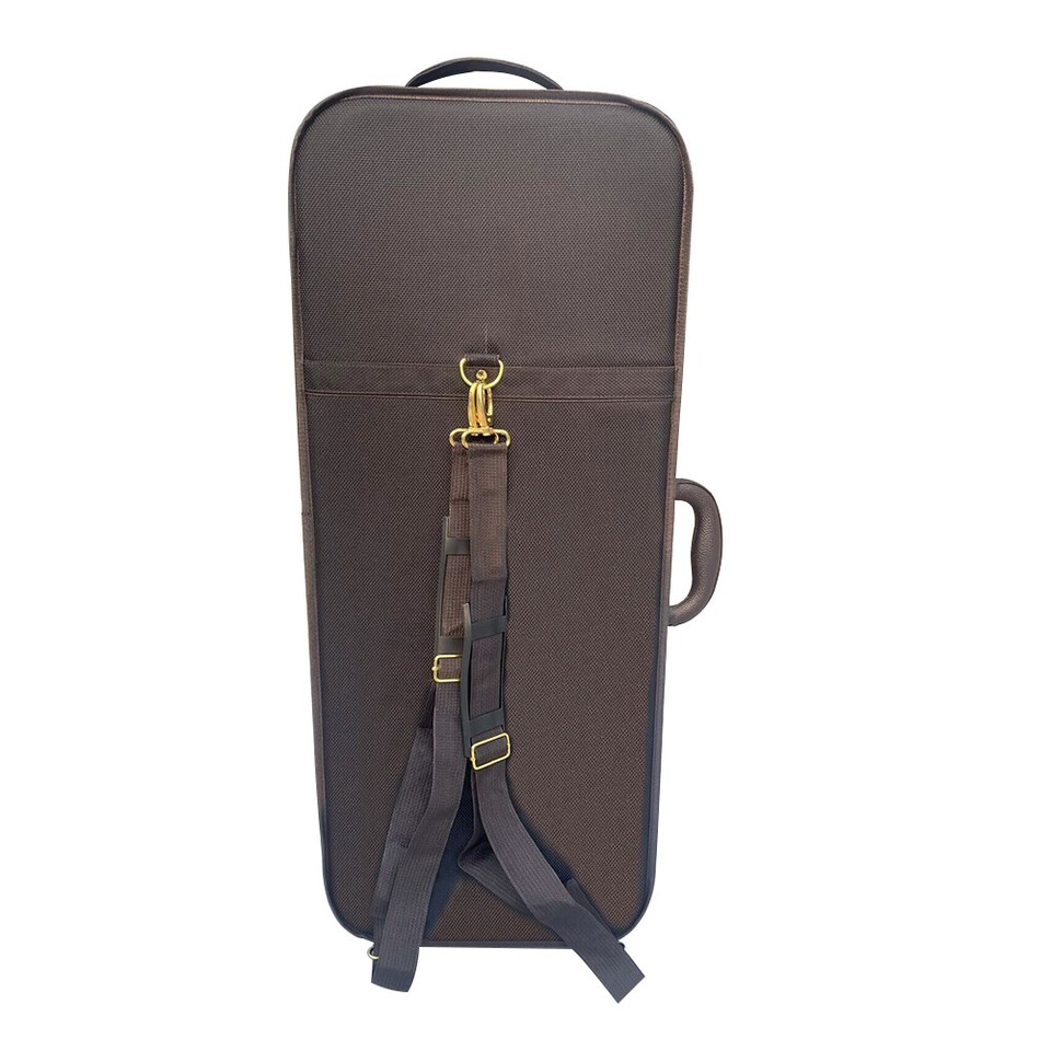 Double Violin Case Black Oxford Cloth Fits 2 Violins Adjustable Strong ...