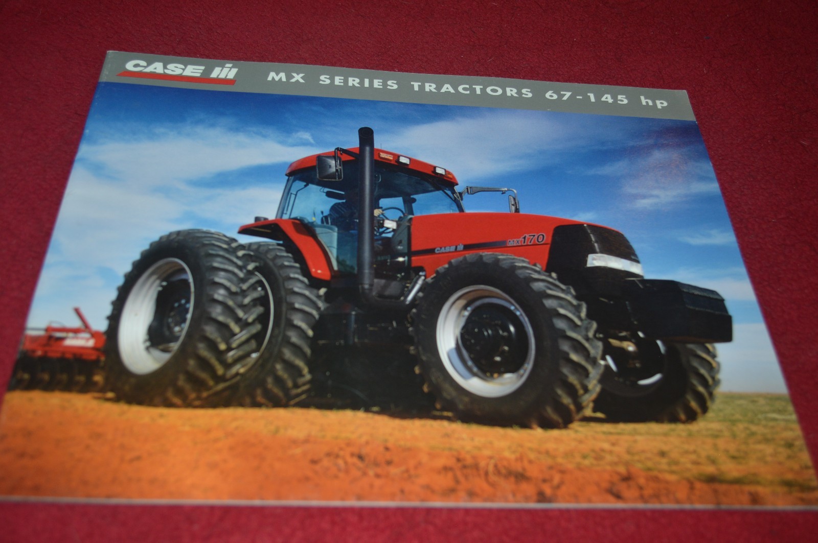 Case International MX90 MX80 MX170 MX150 MX135 MX120 Tractor Brochure ...