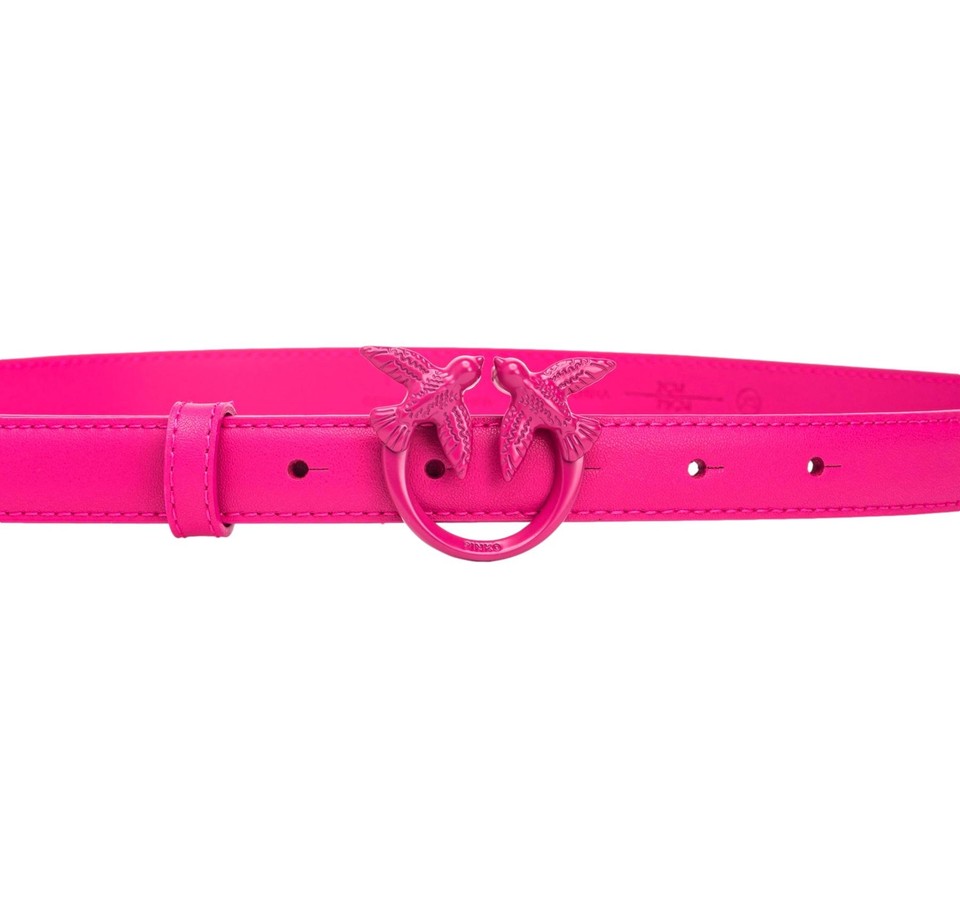 Pinko Women's Love Berry Belt H2 Color Block Fuchsia Pink Pinko N17B | eBay