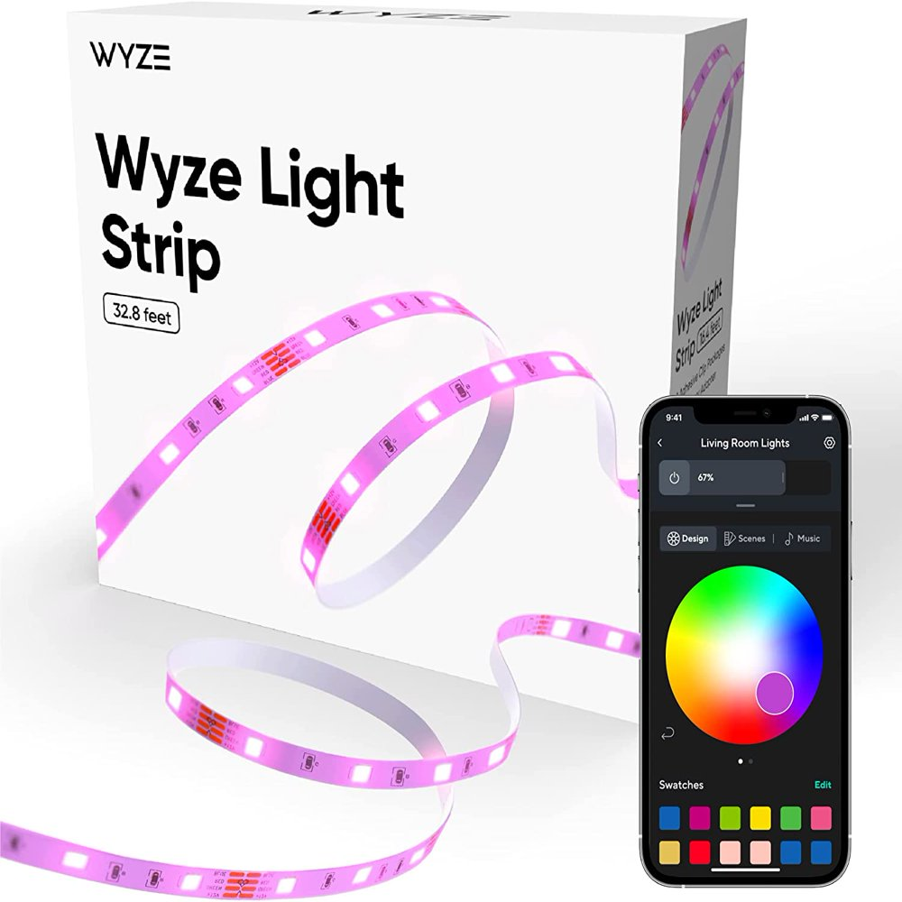 Wyze Light Strip (48W, 32.8 ft) for sale online | eBay