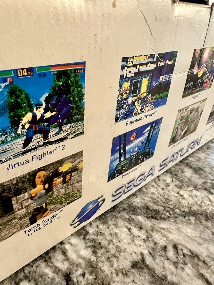 Super Rare Sega Saturn SS Game Console Box Set System North America ...