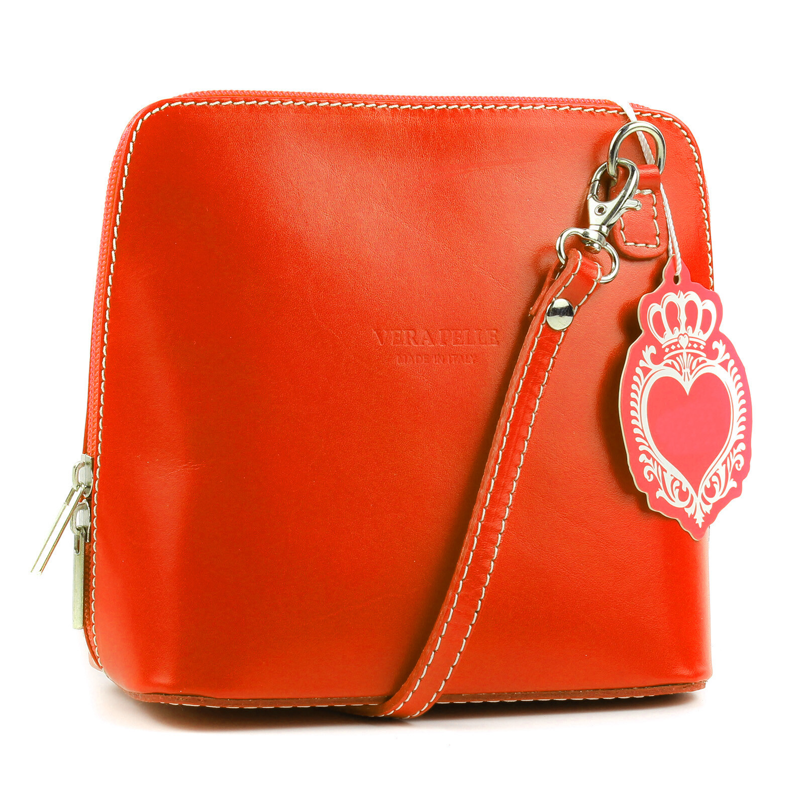 Vera Pelle Cross Body Bags for Women Genuine Italian Leather Shoulder ...