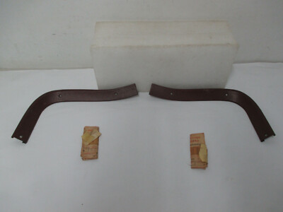 Mopar NOS 1972 Fury Monaco Upper Corner Rear Window Garnish MLDGS PAIR ...