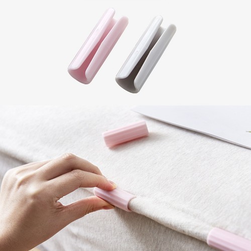 12pcs Plastic Clips Easy to Use Lightweight Bed Sheet Grippers Fixer ...