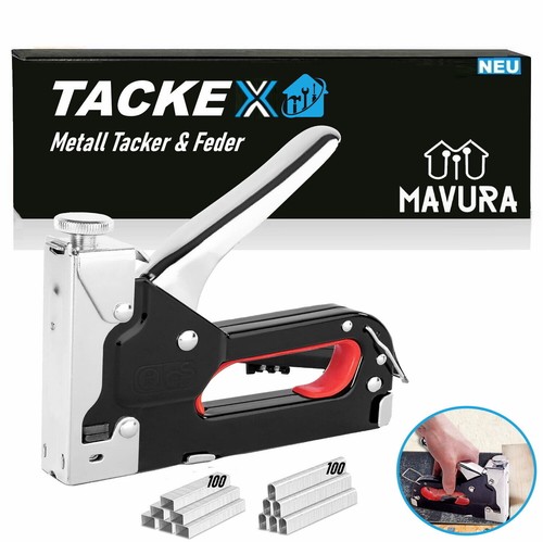 TACKEX hand stapler set professional hand stapler gun strong wood ...