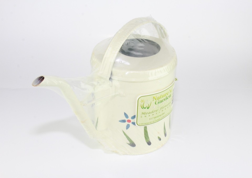 Natures Garden Meadow Flowers Enamelware Watering Can | eBay