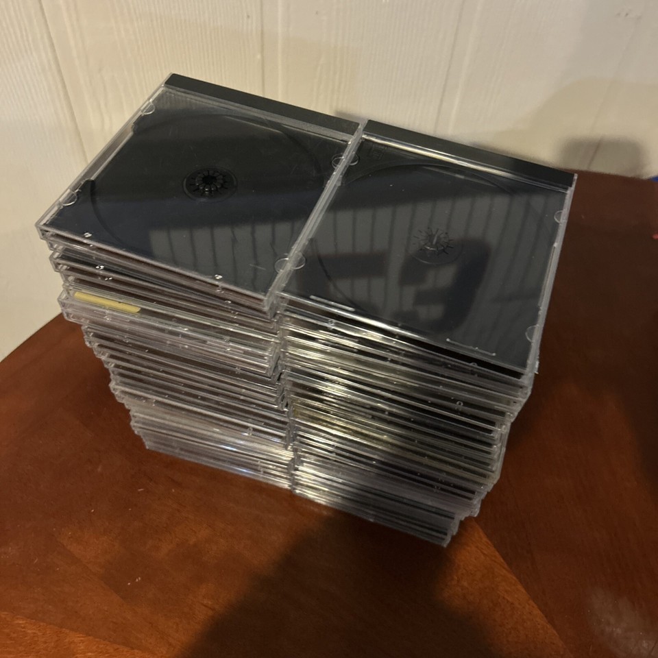 Lot of 50 Empty CD/DVD Jewel Cases - Good To Very Good Condition | eBay