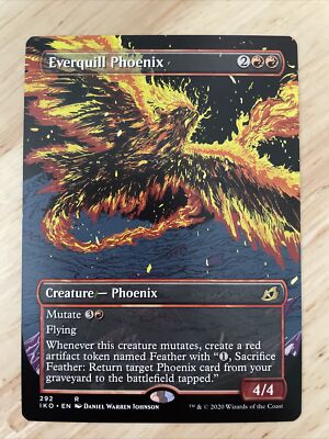 MTG Everquill Phoenix (Showcase) – Ikoria: Lair of Behemoths #292 ...