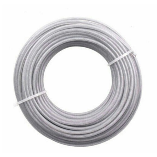 50m/164ft/Roll Strimmer Brushcutter Wire Cord Line 3mm Steel Wire For ...