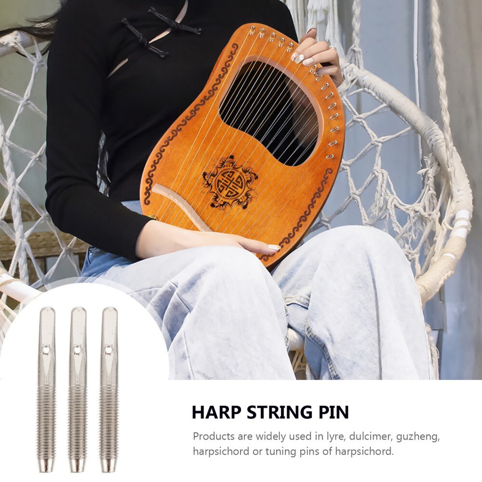7PCS Harp String Pin Musical Instrument Metal Pin Peg Accessory for ...