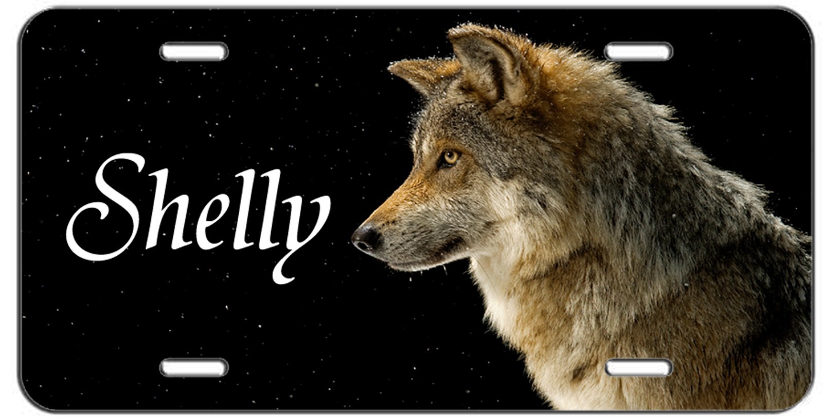 CUSTOM PERSONALIZED LICENSE PLATE WOLF AUTO TAG | eBay