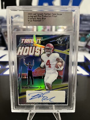 2022 Leaf Valiant Brian Robinson Jr. Pre Production Auto 1/1 | eBay