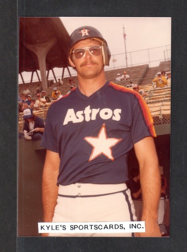 1981 Alan Knicely ASTROS UNSIGNED 3-1/2 x 5 ORIGINAL COLOR SNAPSHOT ...