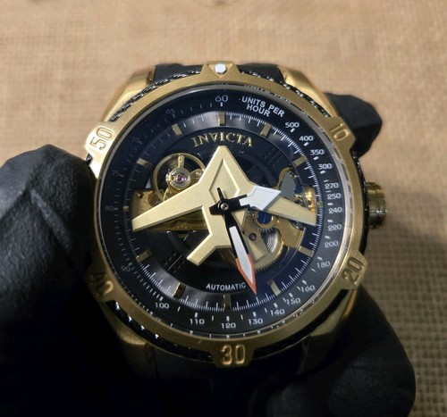 New Invicta Gold Mens Watch With Original Band- Running | eBay
