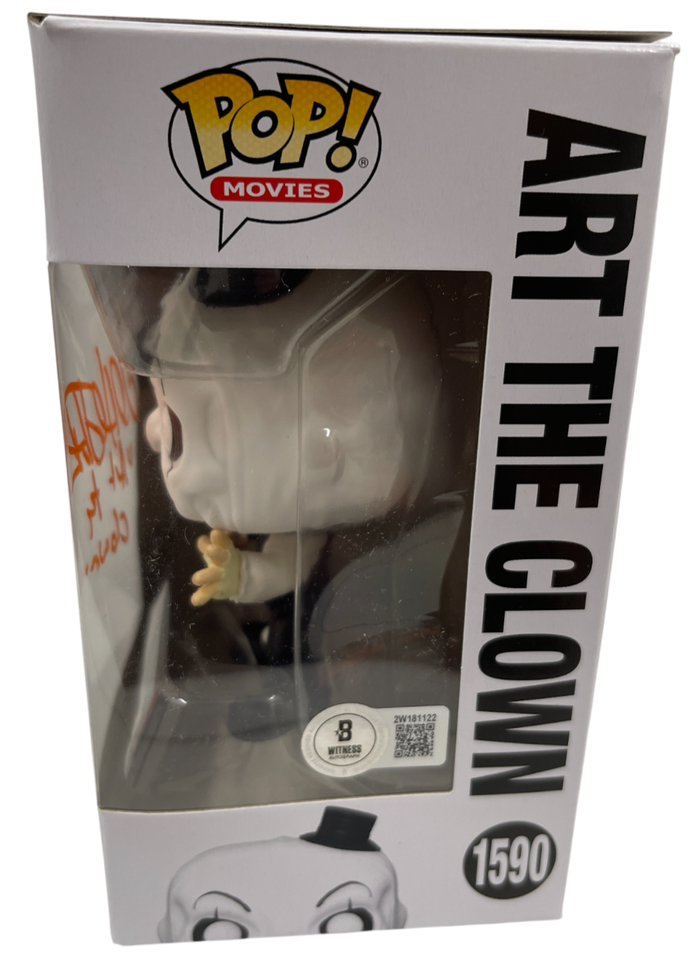 David Howard Thornton Signed Art The Clown Funko 1590 Terrifier Beckett ...