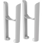 UK Radiators Universal Column Radiator Feet/Leg Steel White 2 Column ...