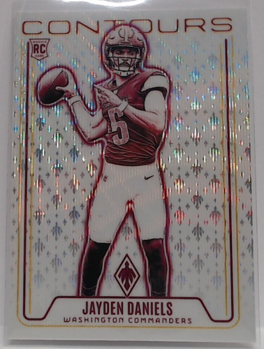 2024 PANINI PHOENIX JAYDEN DANIELS ROOKIE CONTOURS WAVE COMMANDERS | eBay
