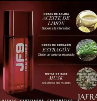Jafra JF9 Red intense Cologne For Men 100 ml 3.3 Fl New In Box | eBay