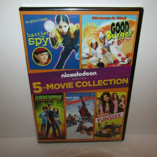 Nickelodeon Movies DVD New Clockstoppers Good Burger Snow Day Harriet ...