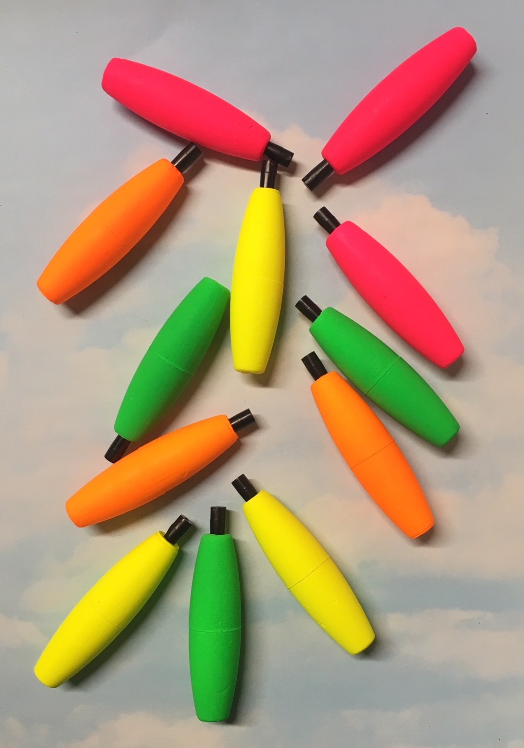 20 COMAL TACKLE 2" Cigar Floats Rigs Fishing Rigging Tackle LOT with ...