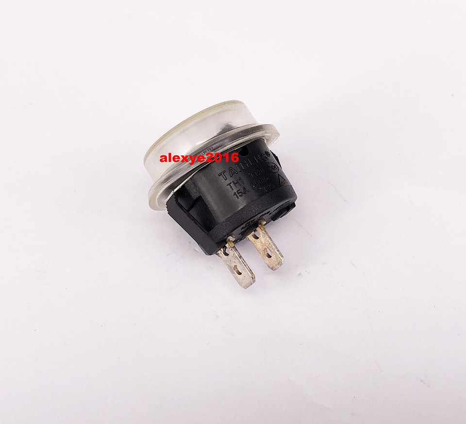 TAIHENG TH1 T120 15A 250V T85 Round Black Switch with Waterproof Cover ...