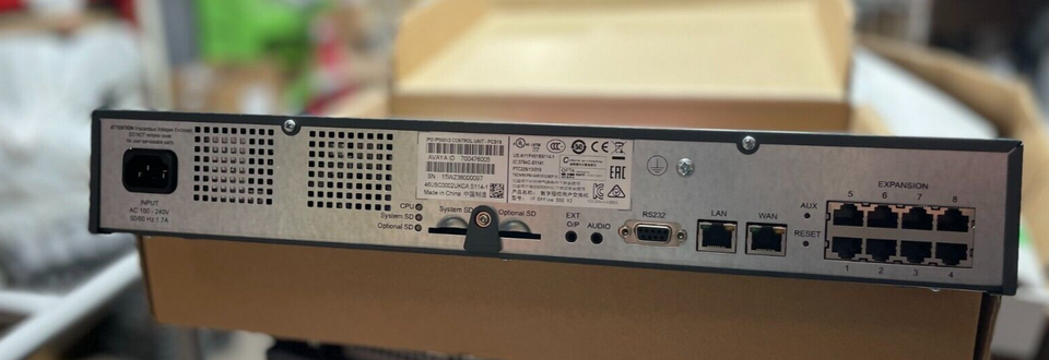 AVAYA IP500 V2 Control Unit PCS13 PHONE SYSTEM 2965-11-6861 Open box | eBay