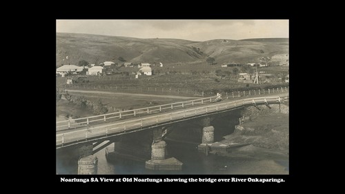 Noarlunga SA View at Old Noarlunga showing the bridge over River ...