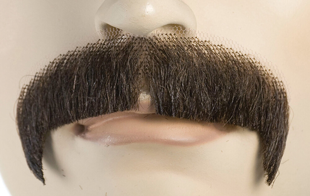 Villain M1 Mustache - Human Hair - Lacey Wigs | eBay