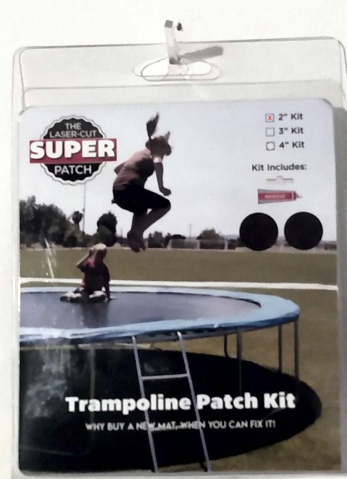 2 Inch Trampoline Mat Repair Kit The Super Trampoline Patch is made ...