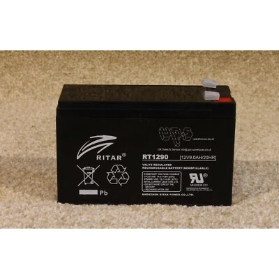 Ritar RT1290 - Accumulator 12V 9Ah battery | Grelly UK