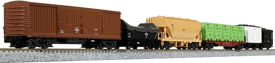 KATO N gauge Freight train 6-car set 10-033 Model railroad freight car ...