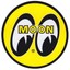 Mooneyes MOON Eyeball Logo Sticker - Large | eBay